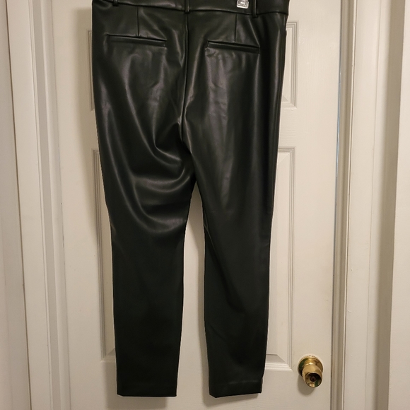 White Fox Boutique | Pants & Jumpsuits | Loft Straight Leg Faux Leather ...
